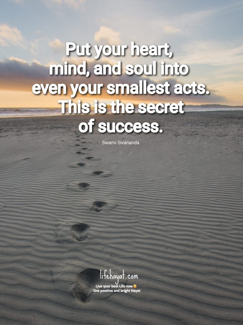 The Secret Of Success Positive Quotes Best Life Hayat